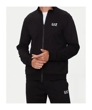 EA7 Zip-up High Neck Sweatshirt