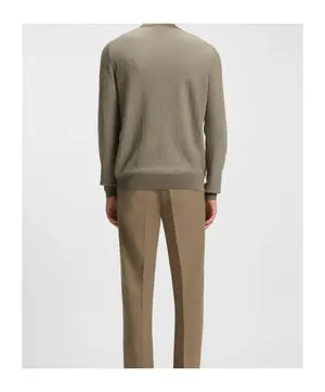 Hugo Boss Herringbone Crewneck Jumper