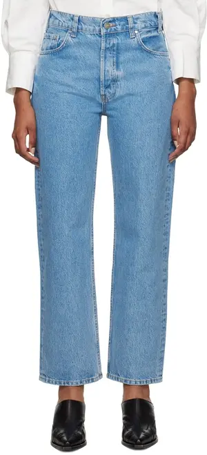 ANINE BING Gavin Boyfriend Jeans - Blue
