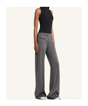 COURREGES High-neck Sleeveless Knit Top With Logo Detail