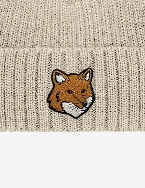 Maison Kitsuné Maison Kitsun Fox Head Beanie