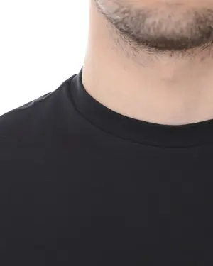 Emporio Armani Short-sleeved Logo-mounted T-shirt