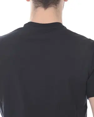 Emporio Armani Short-sleeved Logo-mounted T-shirt