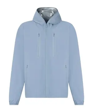 SAVE THE DUCK Hooded Zip-up Coat - Cloud Blue