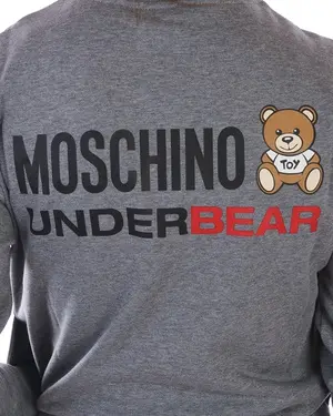 Moschino Printed Zipper Sweater