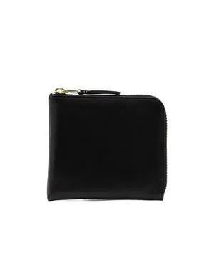 Comme Des Garçons Logo Wallet - Black