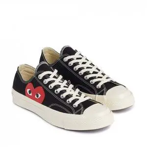 Play Comme Des Garcon Comme Des Garçons Play Heart Printed Low-top Sneakers