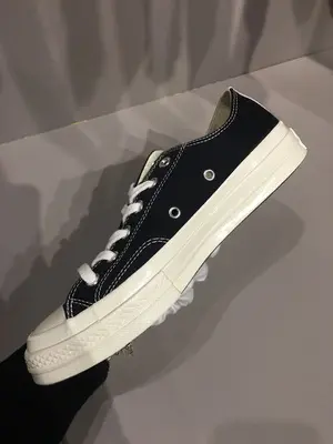 Play Comme Des Garcon Comme Des Garçons Play Heart Printed Low-top Sneakers