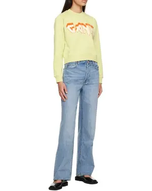 GANNI Isoli Rock Crew Neck Sweatshirt