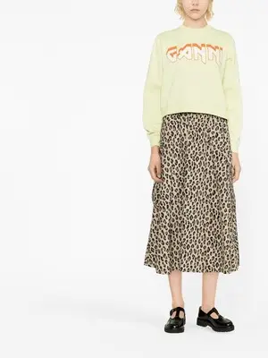 GANNI Isoli Rock Crew Neck Sweatshirt
