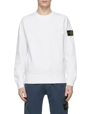 Stone Island Logo Patch Crewneck Sweatshirt