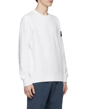 Stone Island Logo Patch Crewneck Sweatshirt