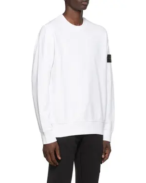 Stone Island Logo Patch Crewneck Sweatshirt