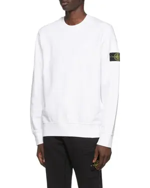 Stone Island Logo Patch Crewneck Sweatshirt