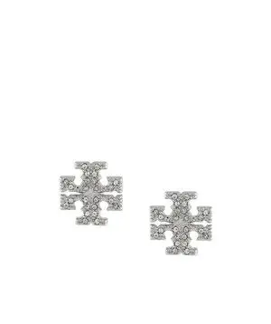 Tory Burch Miller Studded Earrings - Gray
