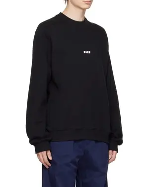 MSGM Logo Printed Crewneck Sweatshirt