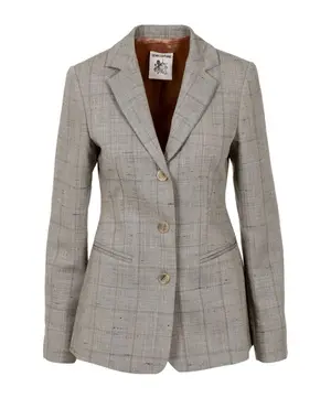 SEMICOUTURE Long-sleeved Suit Jacket - Grey