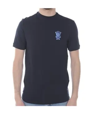 Emporio Armani Navy Blue Decal T-shirt - Black