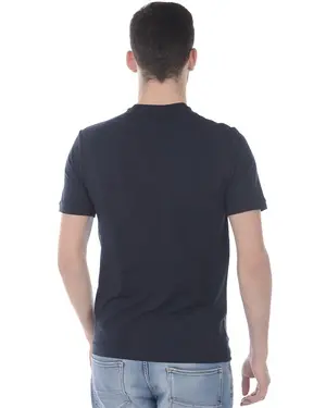 Emporio Armani Navy Blue Decal T-shirt