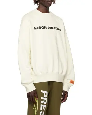 Heron Preston Logo Printed Crewneck Sweatshirt