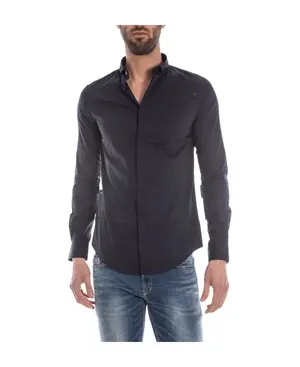 Emporio Armani Long-sleeved Shirt - Black