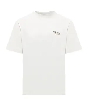 BARROW Teddy Print T-shirt - White