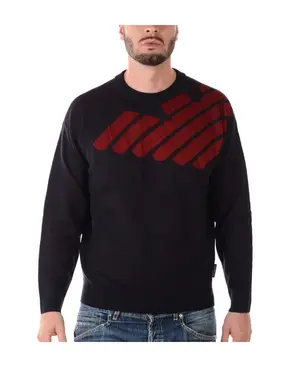 Emporio Armani Logo Sweater - Black