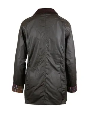 Barbour Classic Beadnell Waxed Jacket With Contrast Collar - No