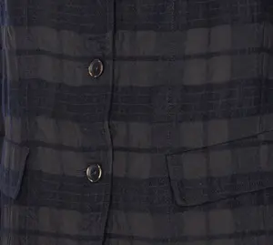 UMA WANG Long Sleeve Checked Blazer