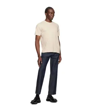 Auralee Seamless Round-collar T-shirt