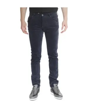 Emporio Armani Logo Detail Trousers - Black