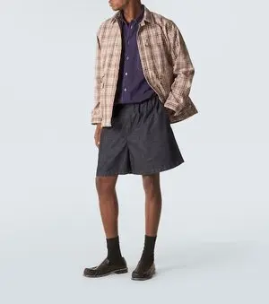 Comme Des Garçons Checked Cotton-blend Jacket