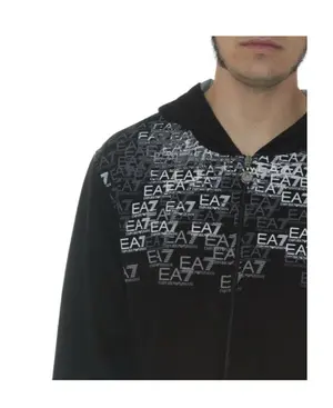 EA7 Logo Zipper Casual Jacket