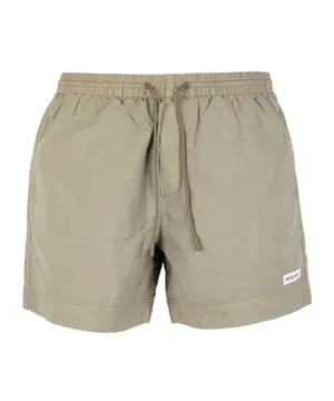 Woolrich Logo Patch Solid Swim Shorts