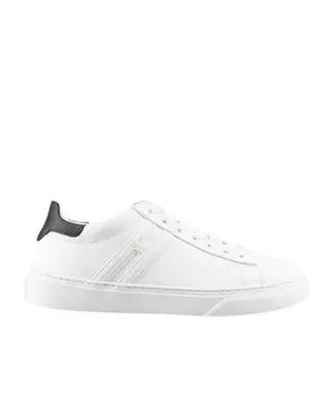 Hogan Logo-panelled Low-top Sneakers - White