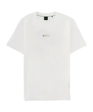 Hugo Boss Logo Printed Crewneck T-shirt - White