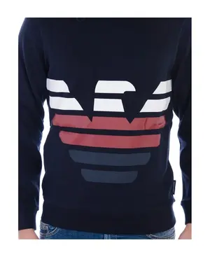 Emporio Armani Logo Hooded Sweater