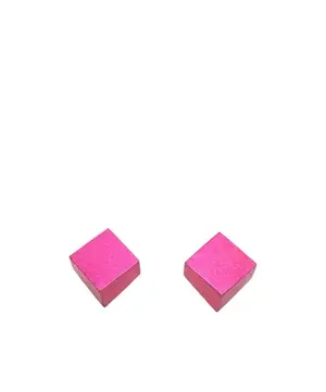 MONIES Geometric Earrings - Pink