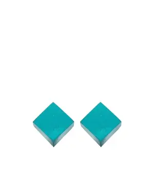 MONIES Geometric Earrings - Blue