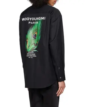 WOOYOUNGMI Logo-print Cotton Shirt