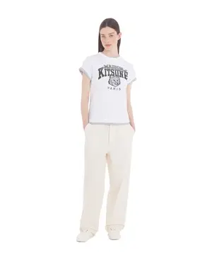 Maison Kitsuné Campus Fox Crewneck T-shirt
