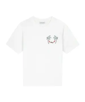 Maison Labiche Hammock Embroidered T-shirt - White