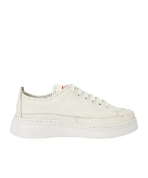 Camper Lace-up Low-cut Casual Shoes - White