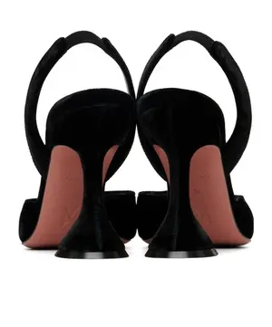 Amina Muaddi Holli 95 Sling Pointed-toe High-heeled Sandals