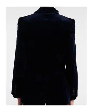 Victoria Beckham Lapel Collar Long-sleeved Blazer