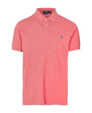 Polo Ralph Lauren Logo Embroidered Short-sleeved Polo Shirt - Pink