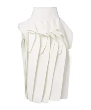 Maticevski Streaming Draped Midi Skirt