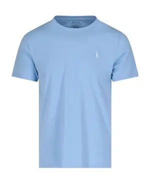 Polo Ralph Lauren Logo Embroidered T-shirt - Blue
