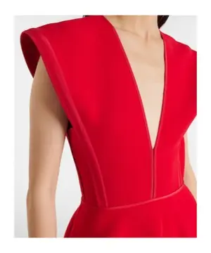 Maticevski Empath Draped Midi Dress