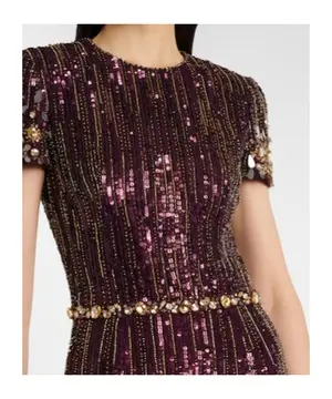 Jenny Packham Ninetta Sequined Gown